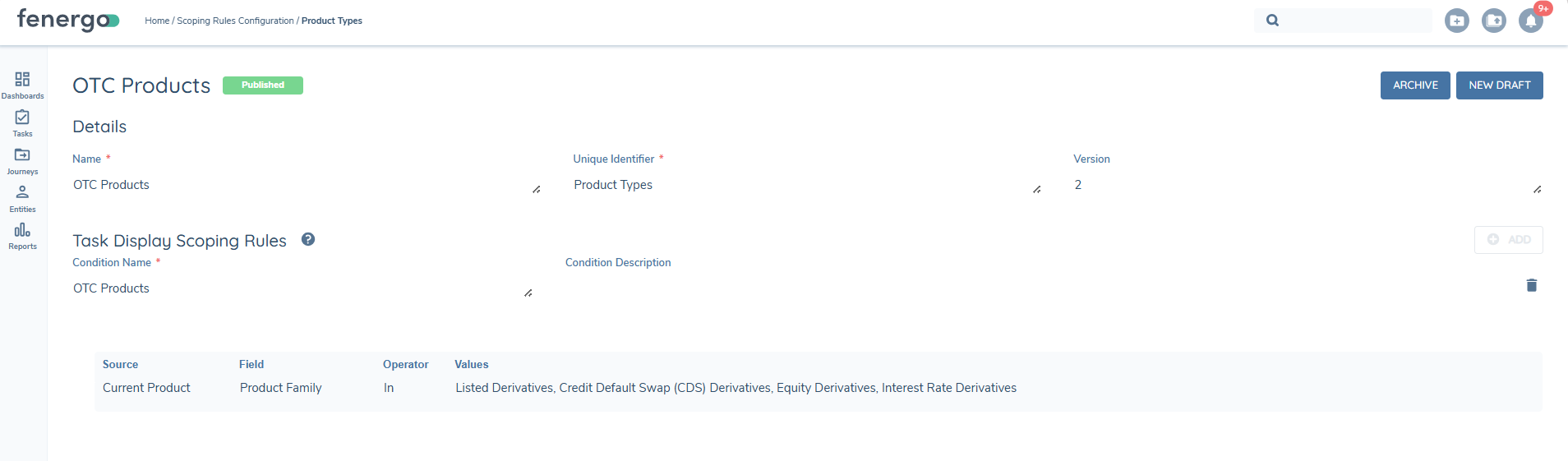 Product Enablement | Fenergo Document Portal