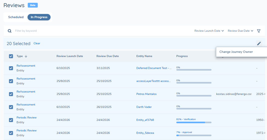Review Manager - User Guide | Fenergo Document Portal